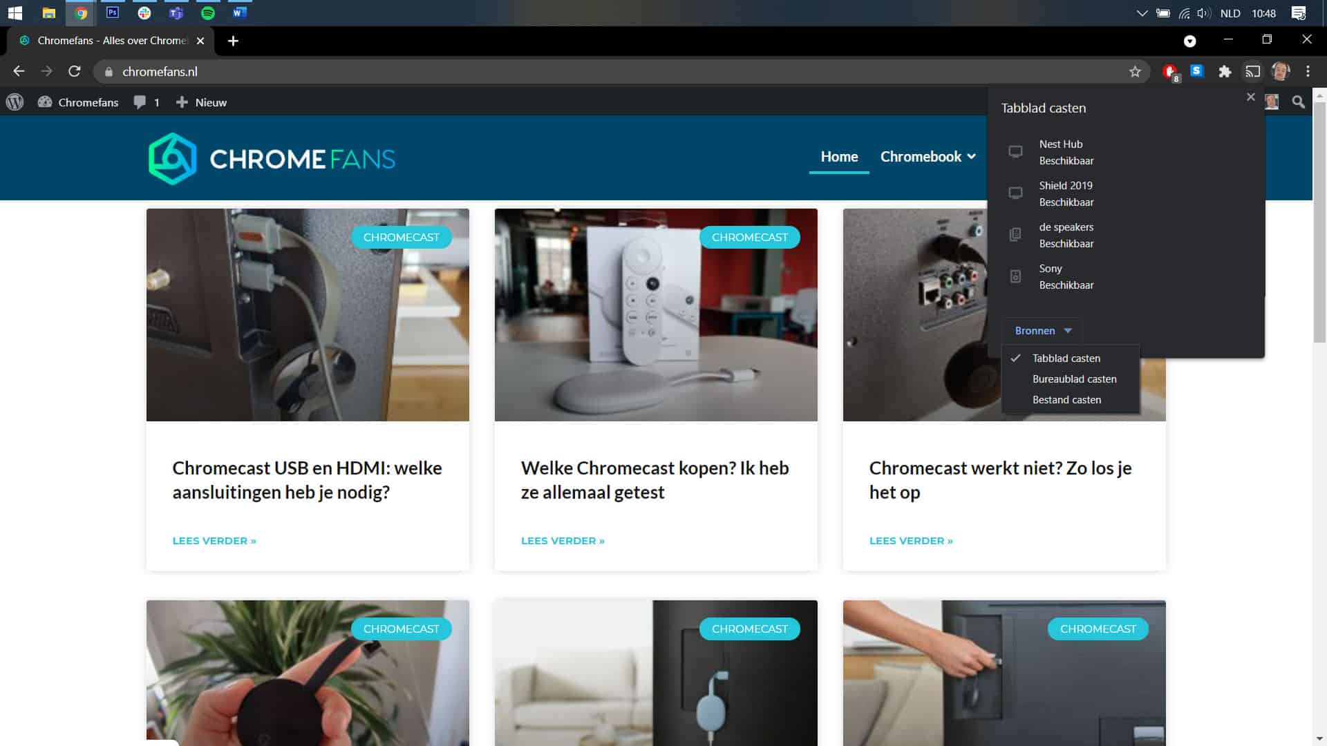 Chromecast pc setup: gebruik een Chromecast via de pc