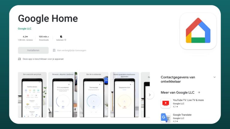 Google Home op Windows: zo gebruik je de app op laptop of pc